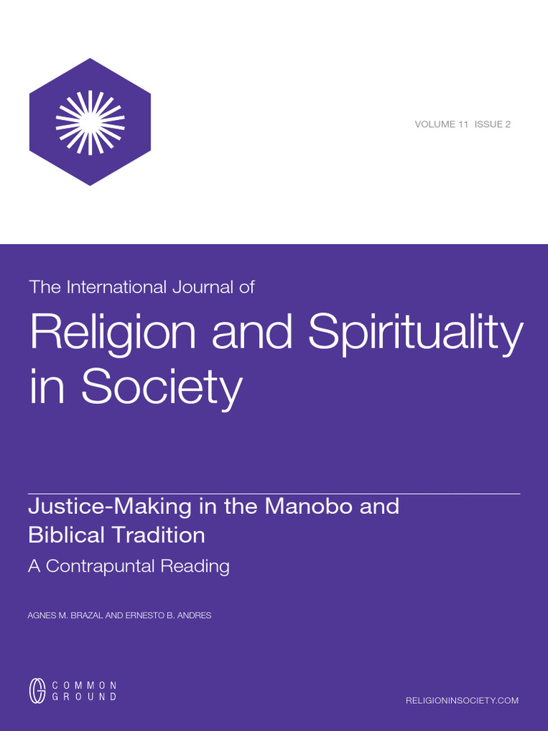 Justice Making in The Manobo and Biblica | PDF | Justice | Crime & Violence