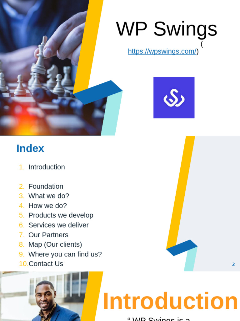 WP Swings - Pitch Deck | PDF | Word Press