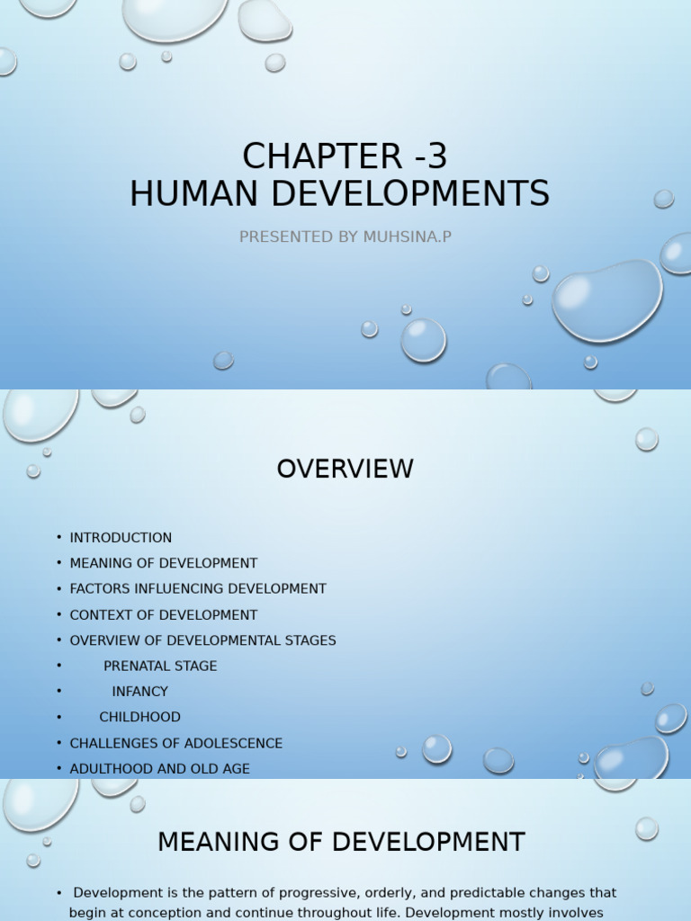 Chapter - 3 HUMAN DEVELOPMENT | PDF | Adolescence | Puberty