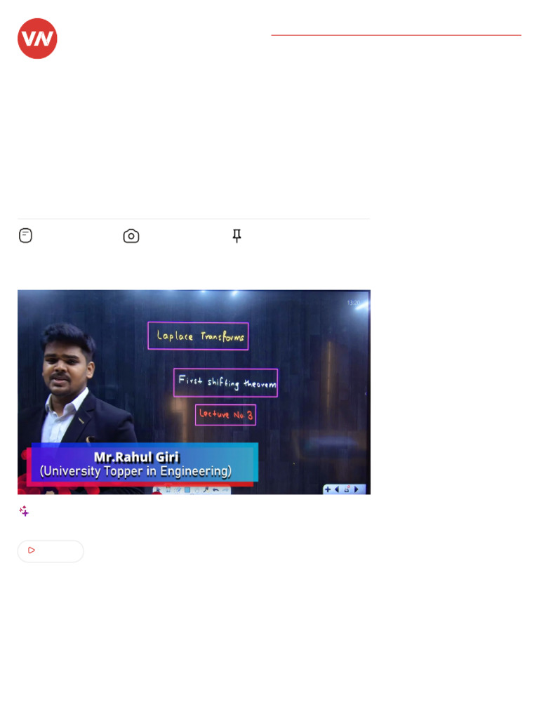 Laplace First Shifting Theorem Explained | PDF | Mathematics | Laplace Transform