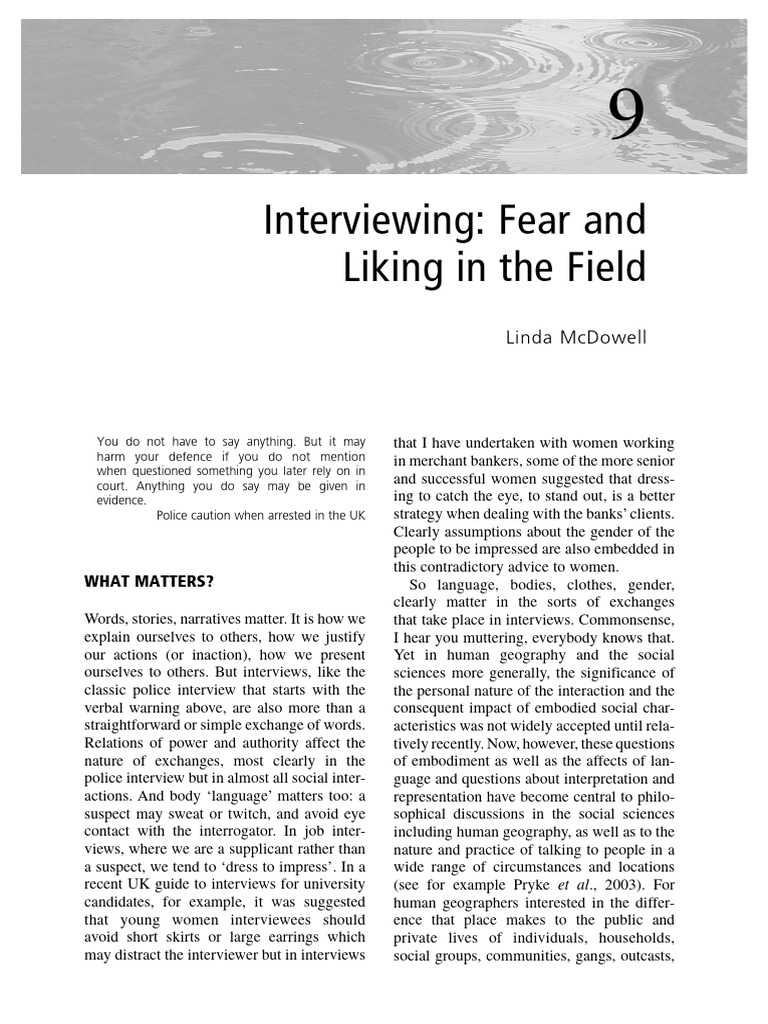 Interview 4 | PDF | Methodology | Qualitative Research