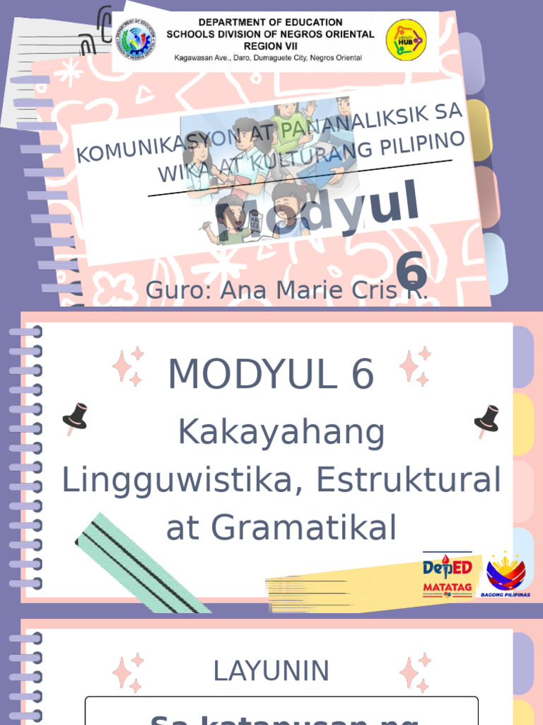 Kompan. Modyul 6 P1 - 20241120 - 201011 - 0000 | PDF