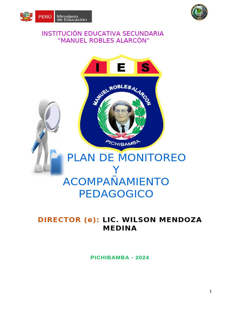 Plan de Monitoreo y Acompañamiento Pedagógico 2022 | PDF | Enseñando | Aprendizaje