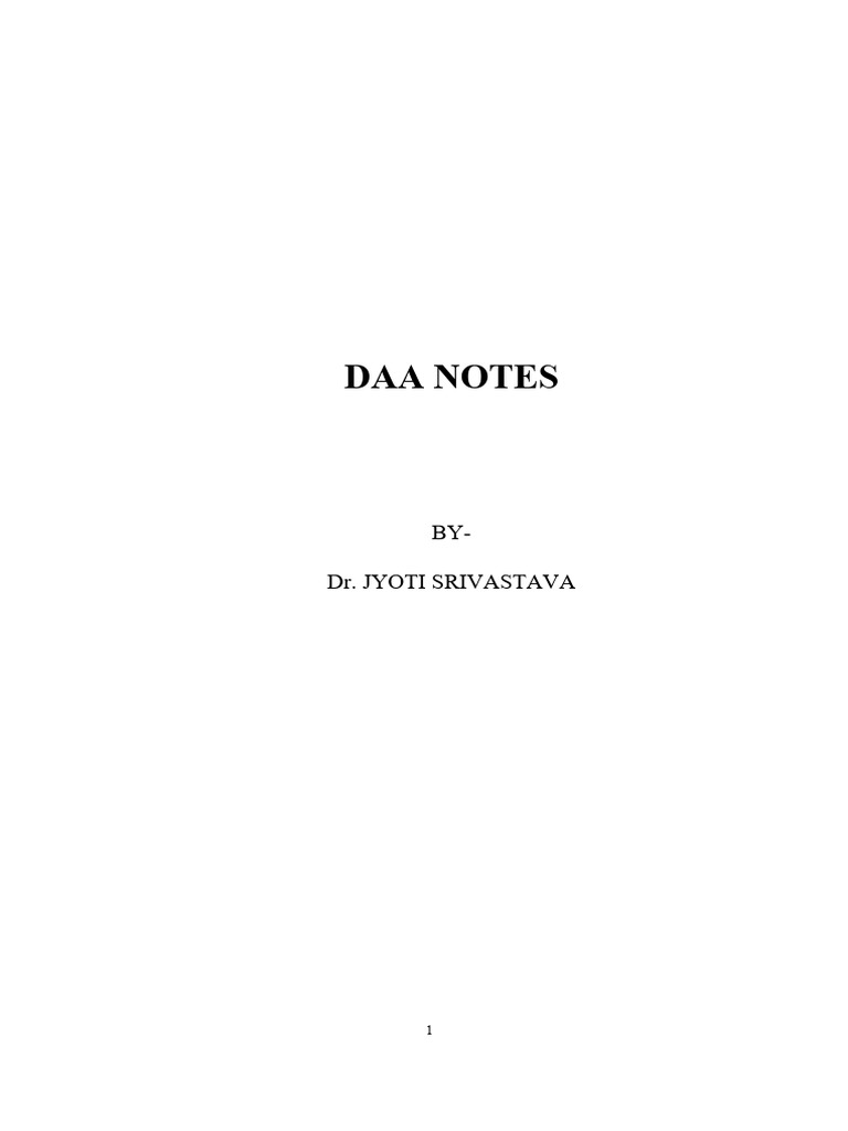 DAA-Unit-5 Notes | PDF | Mathematical Optimization | Mathematical Logic