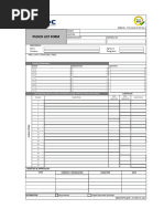 Concrete Pouring Request Form | PDF