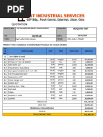 Sample Quotation For AC | PDF | Pipe (Fluid Conveyance) | Air Conditioning