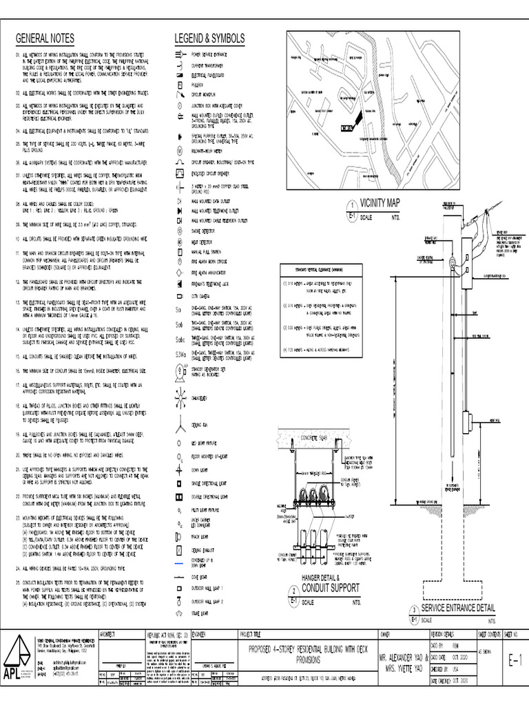 (REVISED 05-29-21) Electrical Plans | PDF