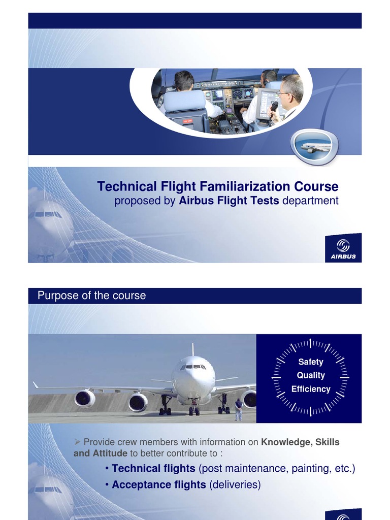 Airbus Technical Flight Familiarization | PDF | Airbus | Flight Test