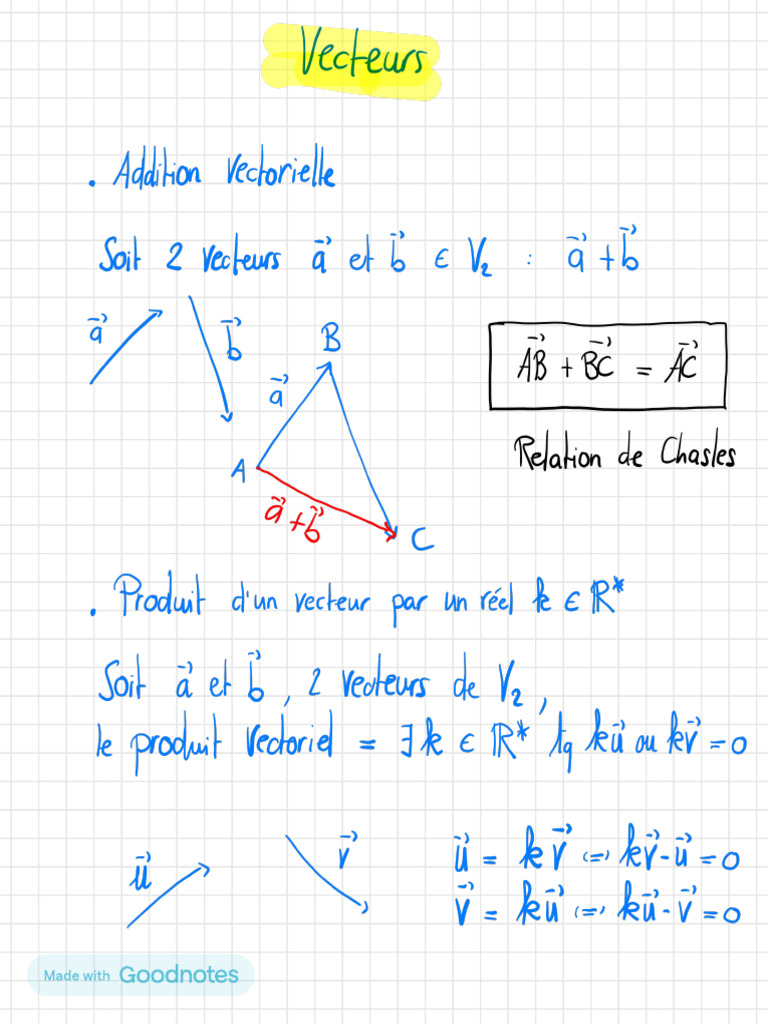 Géométrie Vectorielle | PDF