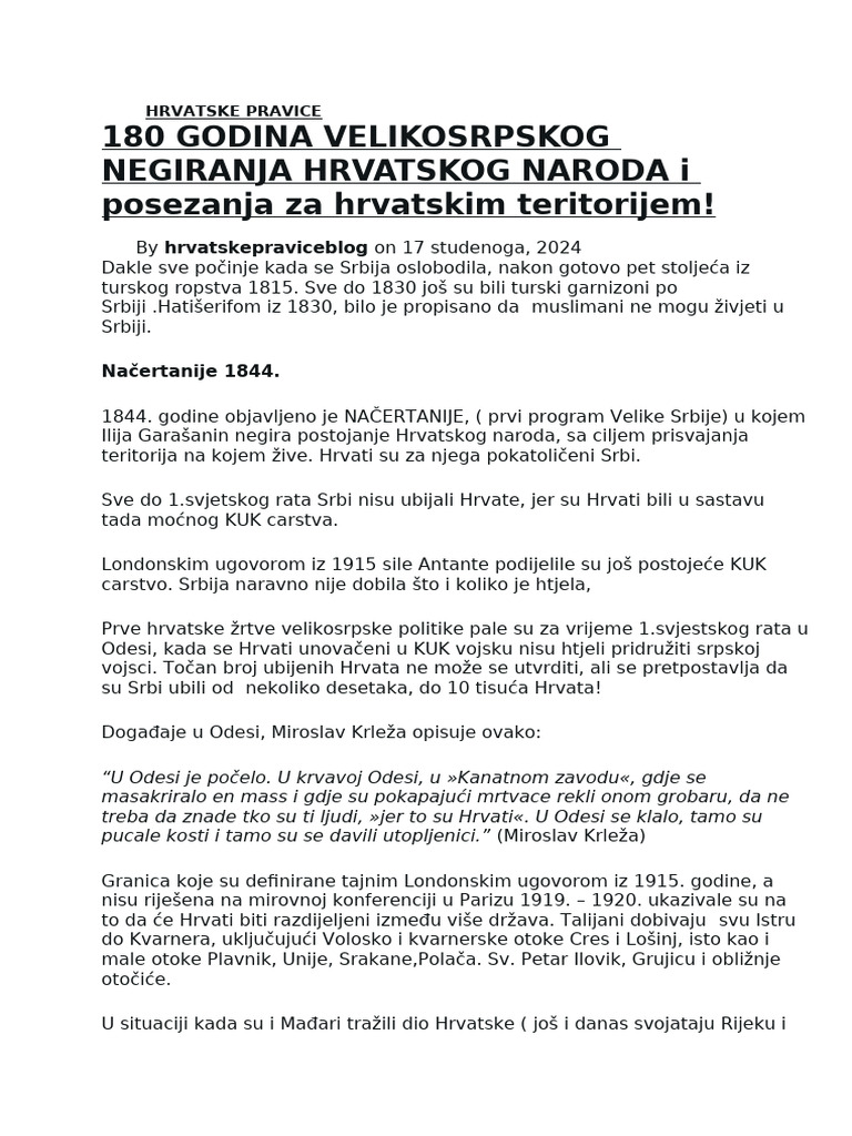 Hrvatske Pravice | PDF