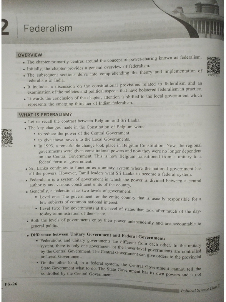 Federalism NOTES | PDF