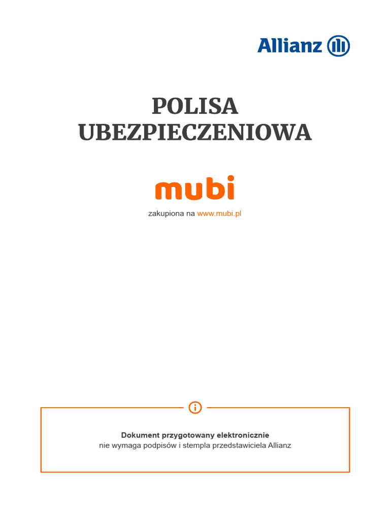 Polisa 87681328 | PDF