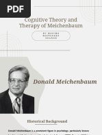 Donald Meichenbaum Approach To Therapy | PDF | Cognitive Behavioral ...