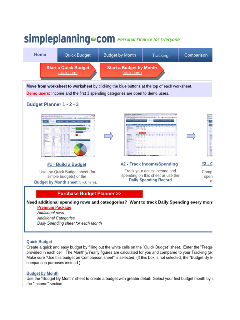 BudgetPlanner Demo | PDF | License | Worksheet