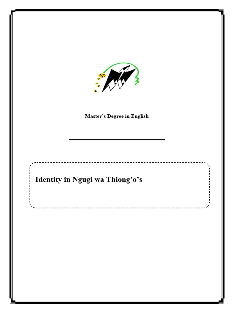 Mas. Ang. 299 | PDF | Postcolonialism | Social Alienation