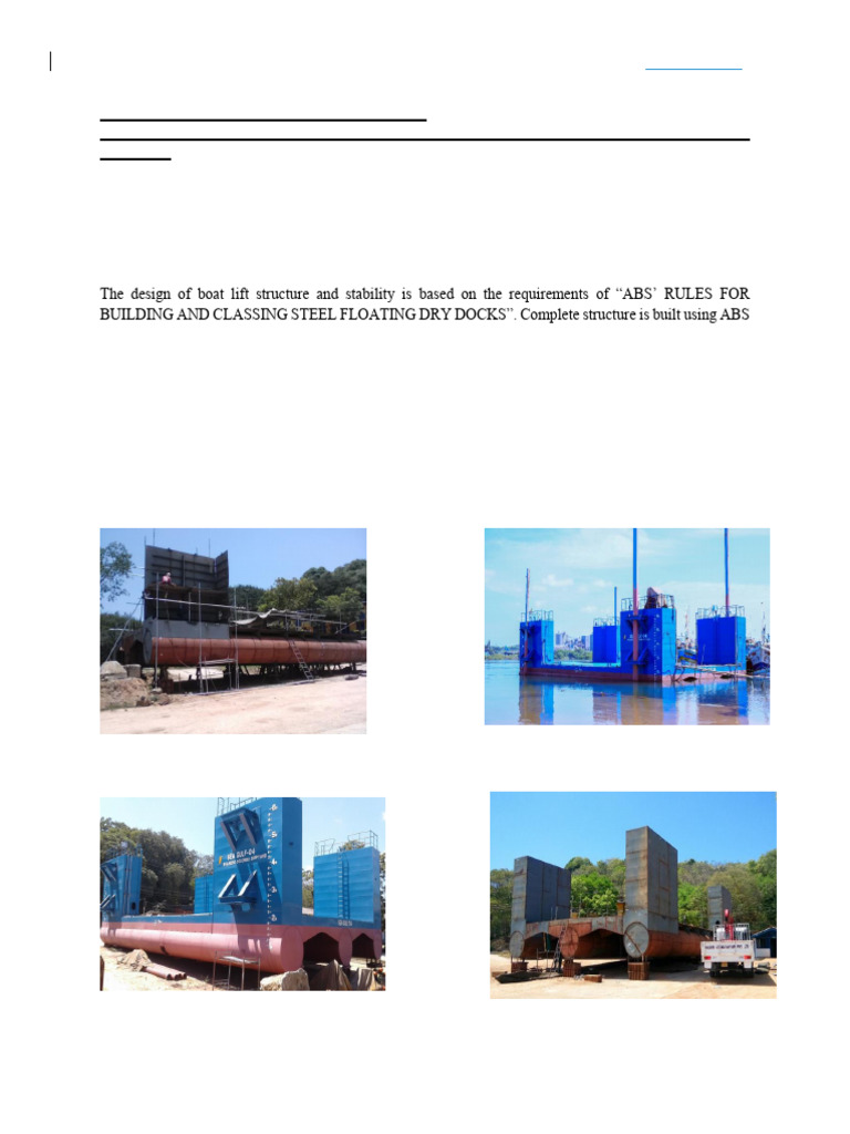 Annexure 7 (Boat Lift) | PDF