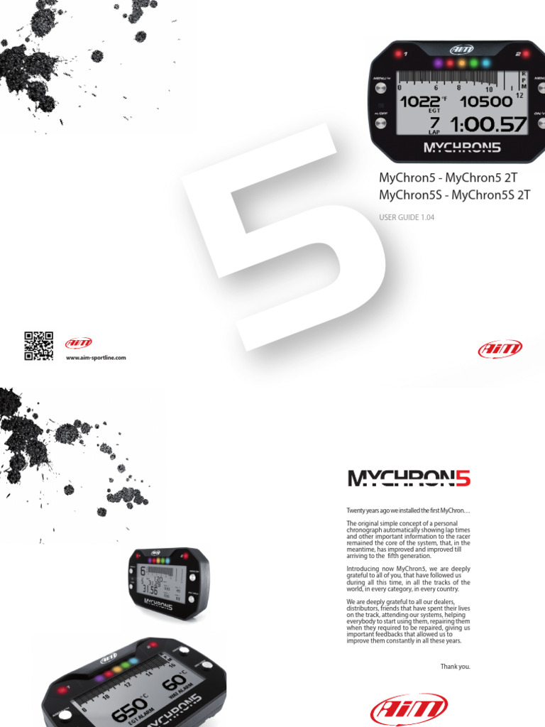 Aim Mychron5 User Guide 104 Eng | PDF | Battery Charger | Rechargeable Battery