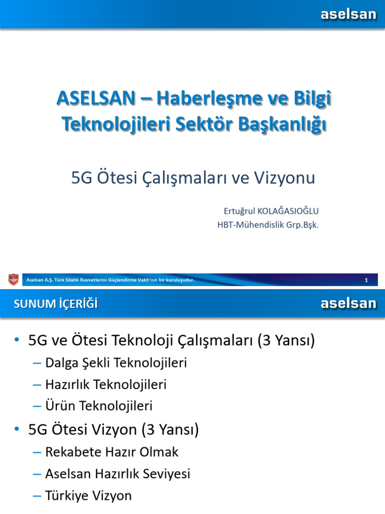 2) Ertuğrul Kolağasıoğlu (ASELSAN) | PDF