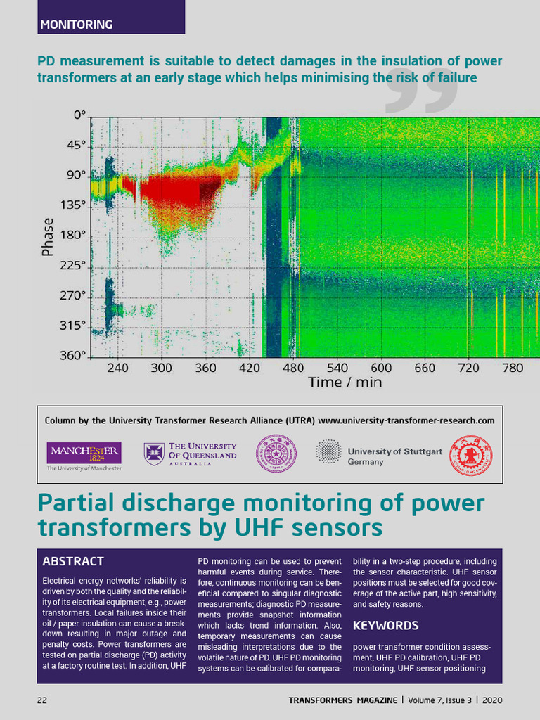 Partial Discharge Measurement Using UHF | PDF | Transformer | Electrical Engineering
