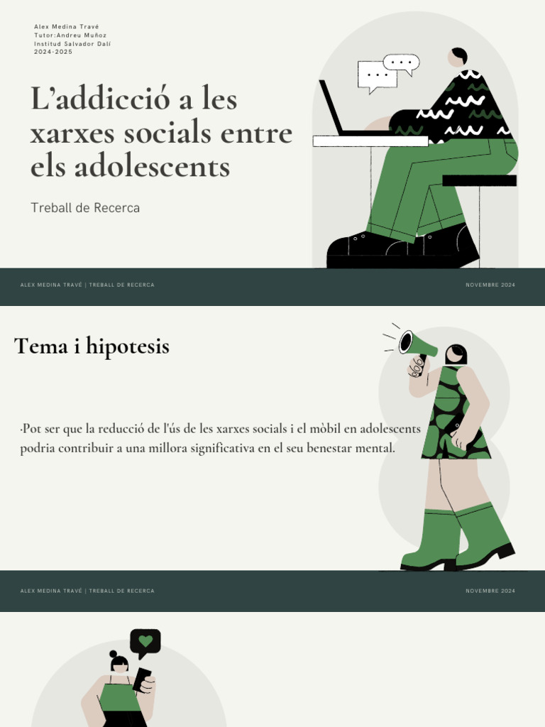 Verde Ilustrado Moderno Redes Sociales Informe de Marketing ...