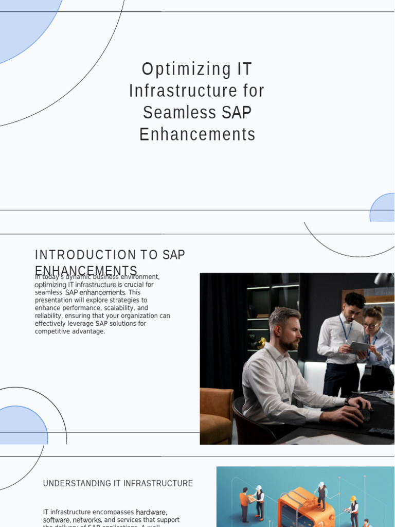 Slidesgo Optimizing It Infrastructure For Seamless Sap Enhancements 20241110102230FNu7 | PDF