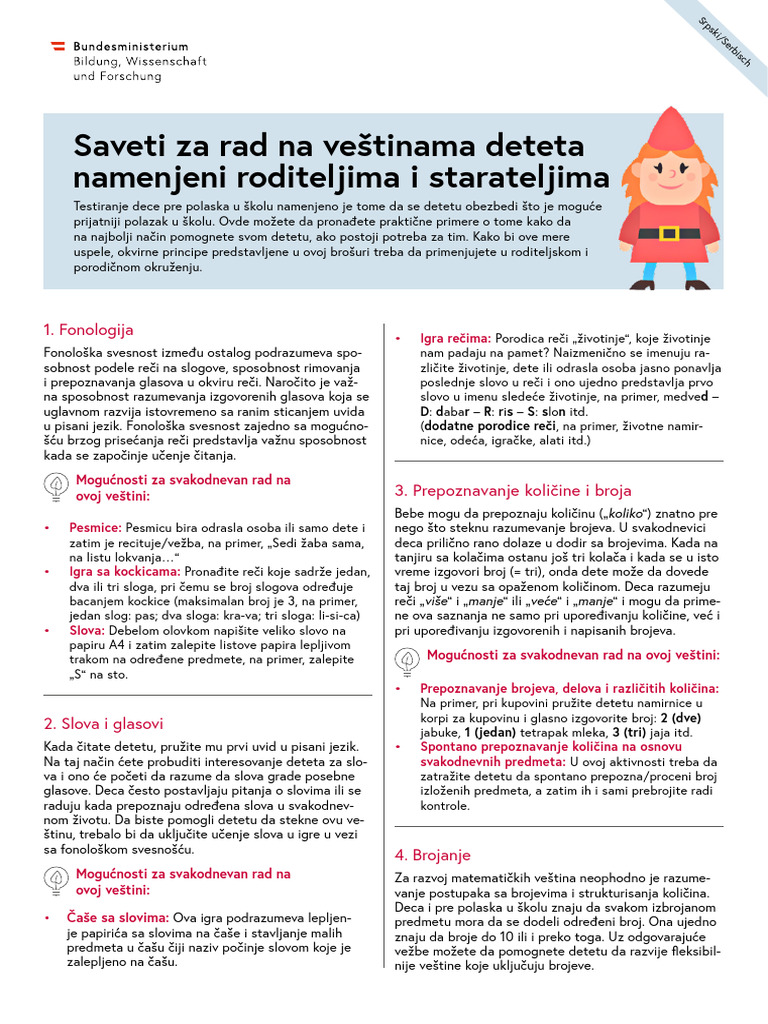 Elterninformation-Serb BF | PDF