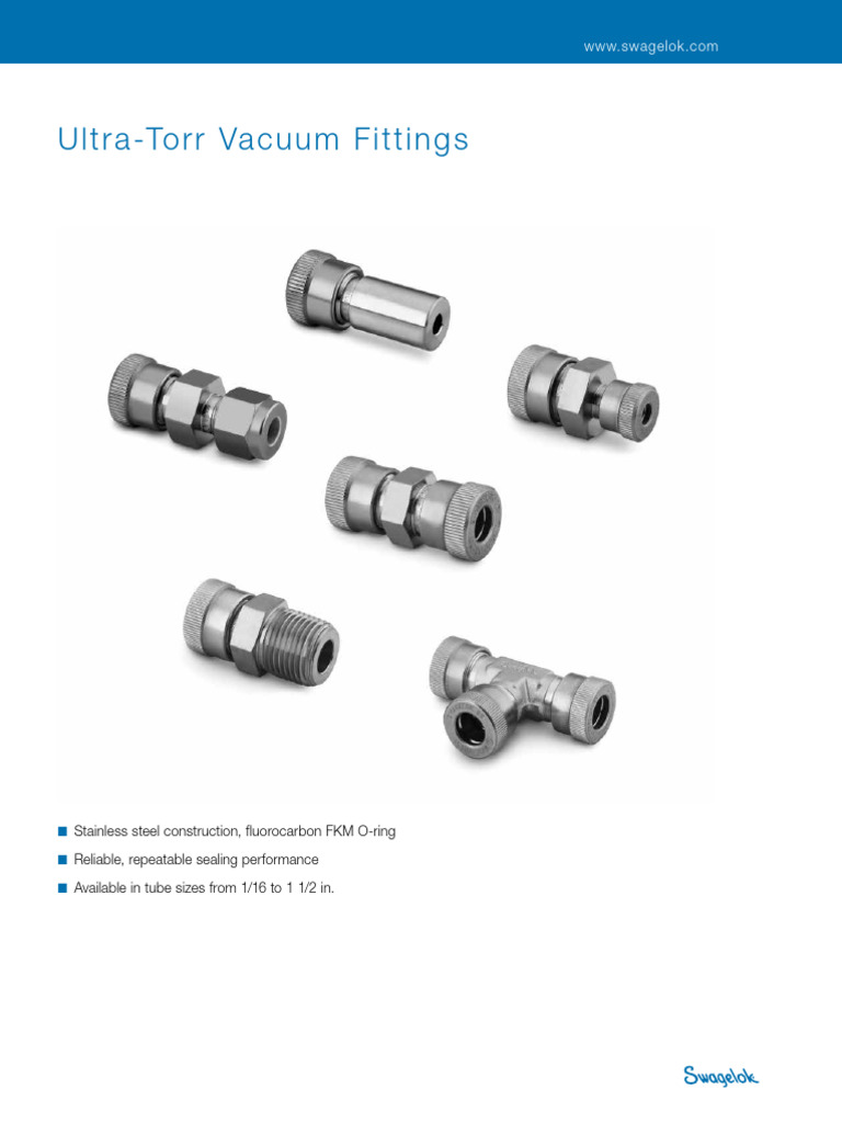 Ultra-Torr Vacuum Fittings 4 BLZ | PDF | Pipe (Fluid Conveyance)