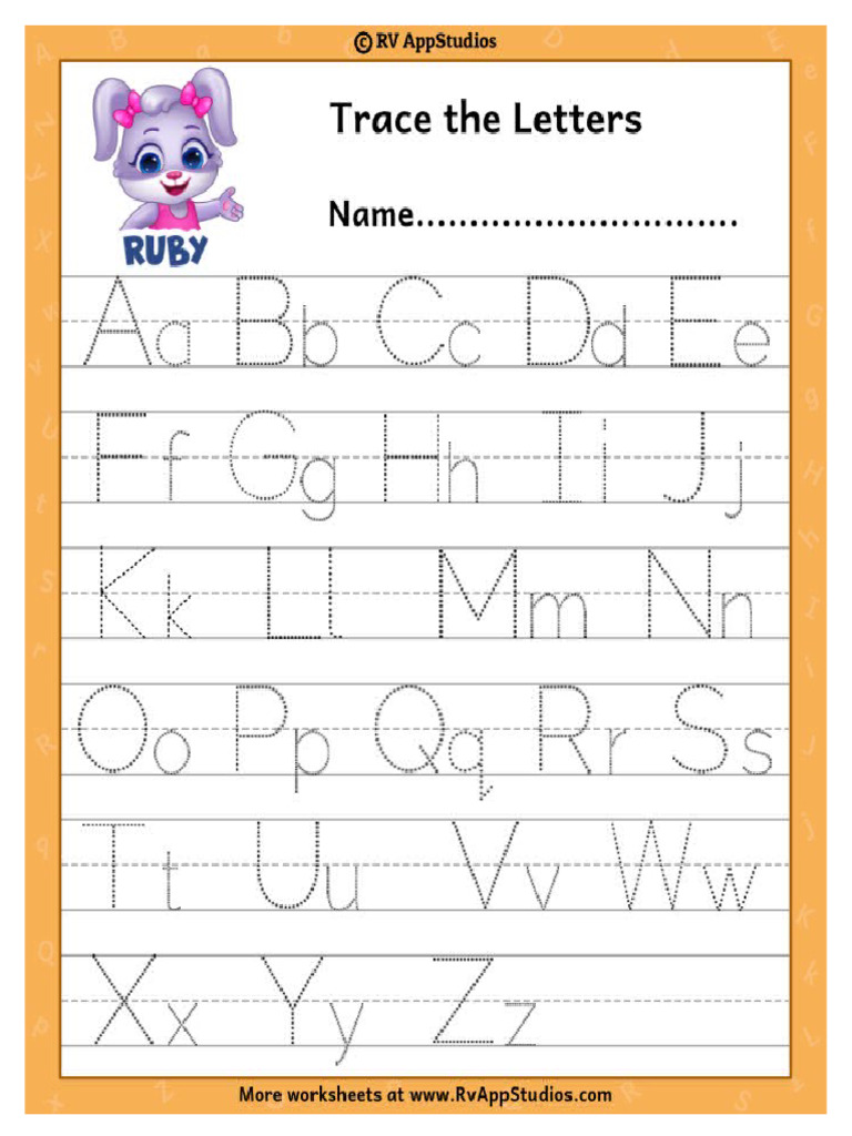 Tracing Leters | PDF