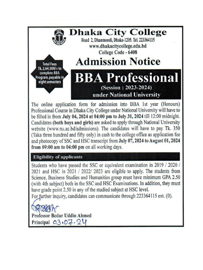 DCC Bba and Cse | PDF