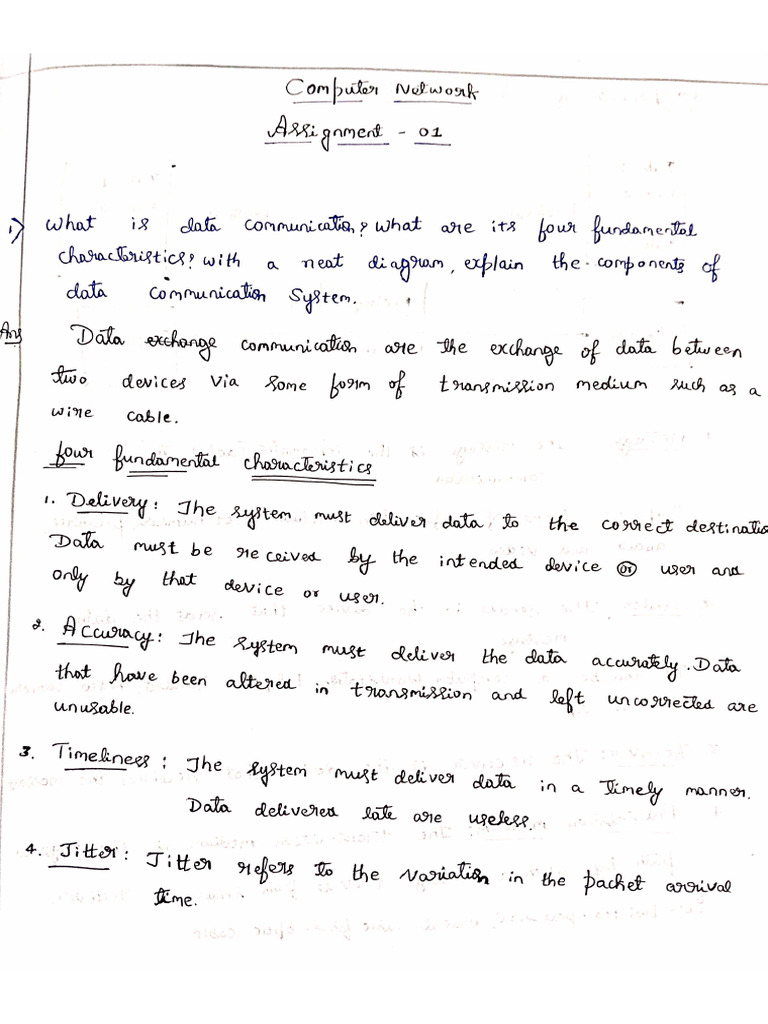 CN Assignment Module 1 | PDF