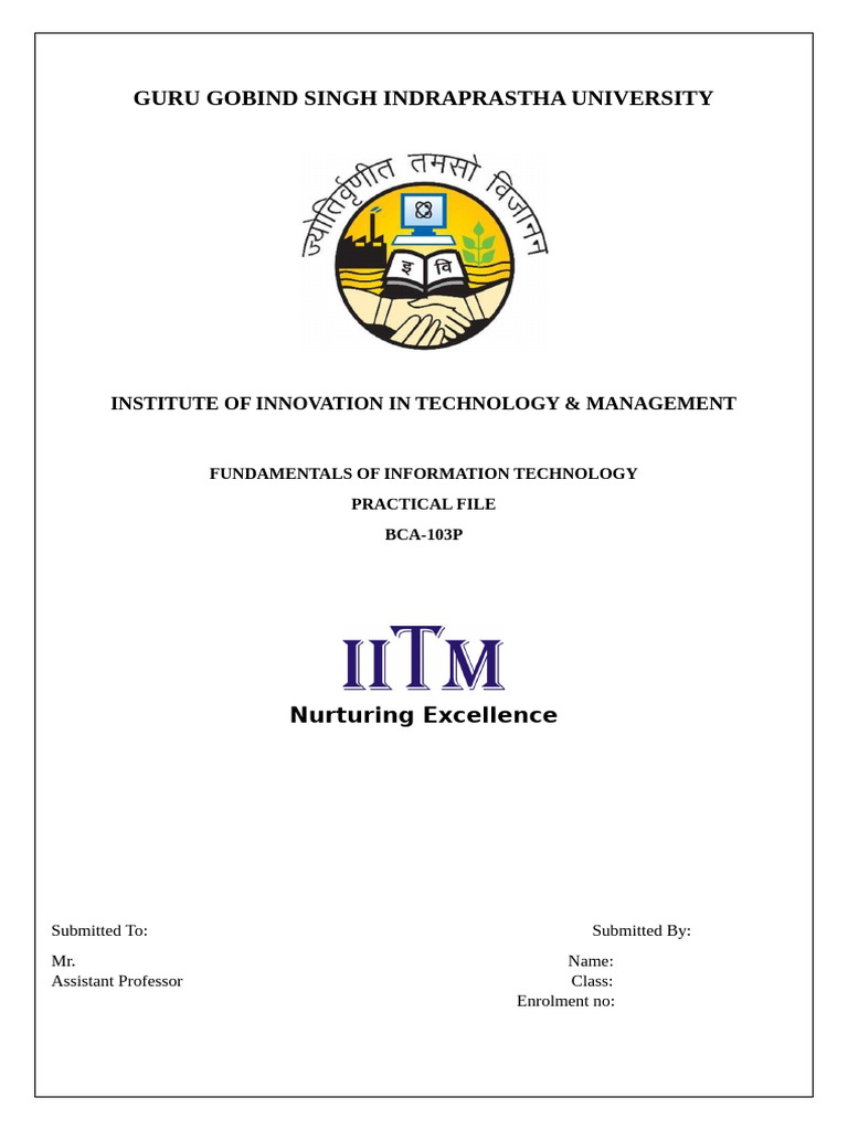 BCA-103P Practical File Overview | PDF | Computer File | Headphones