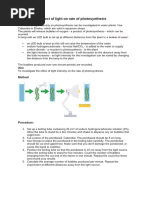 Notes - RP 06 Photosynthesis - AQA Biology GCSE | PDF | Photosynthesis