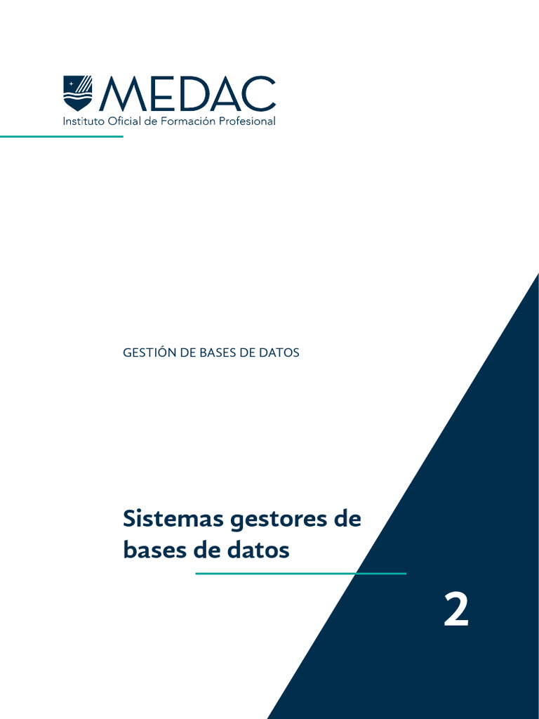 PDF. Gestión de Bases de Datos. Tema 2 | PDF | Bases de datos | Mi sql