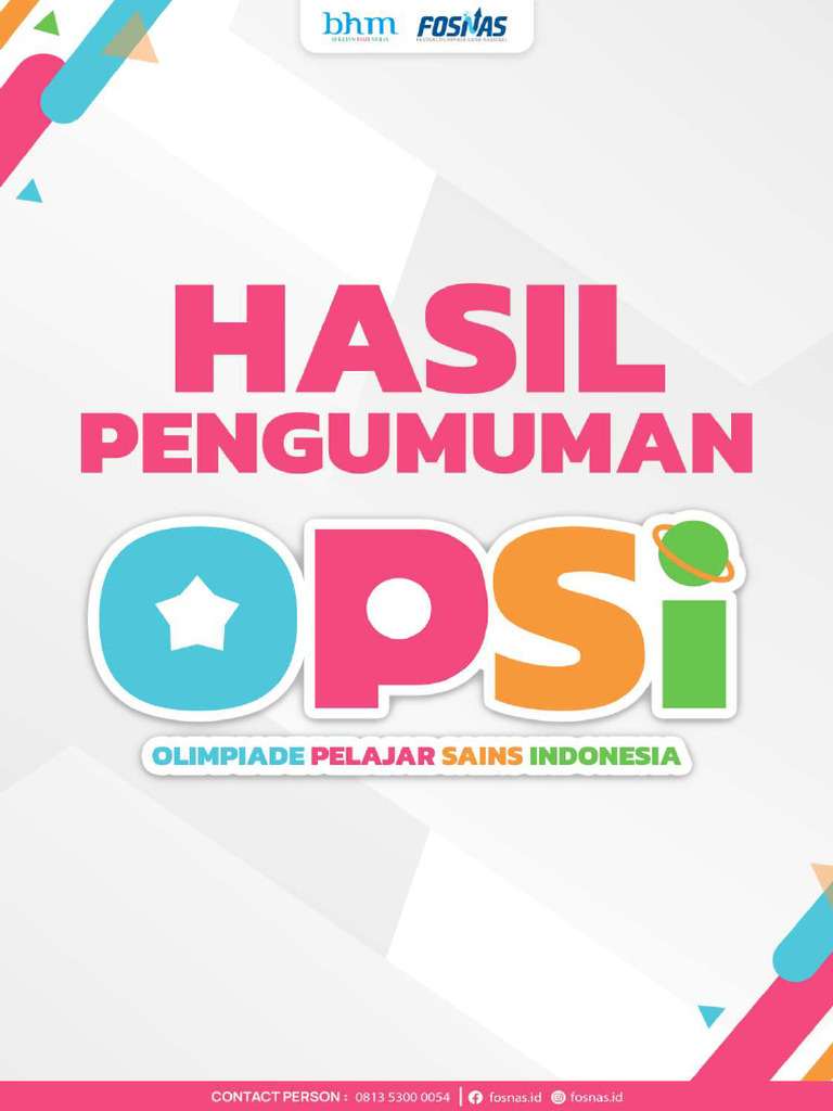 SMA Fisika OPSI 2024 | PDF