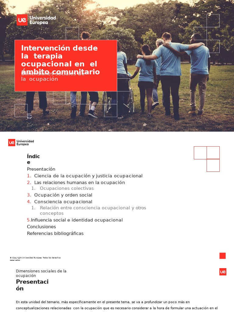 Dimensiones Sociales de La Ocupacion | PDF | Derechos de autor | Justicia