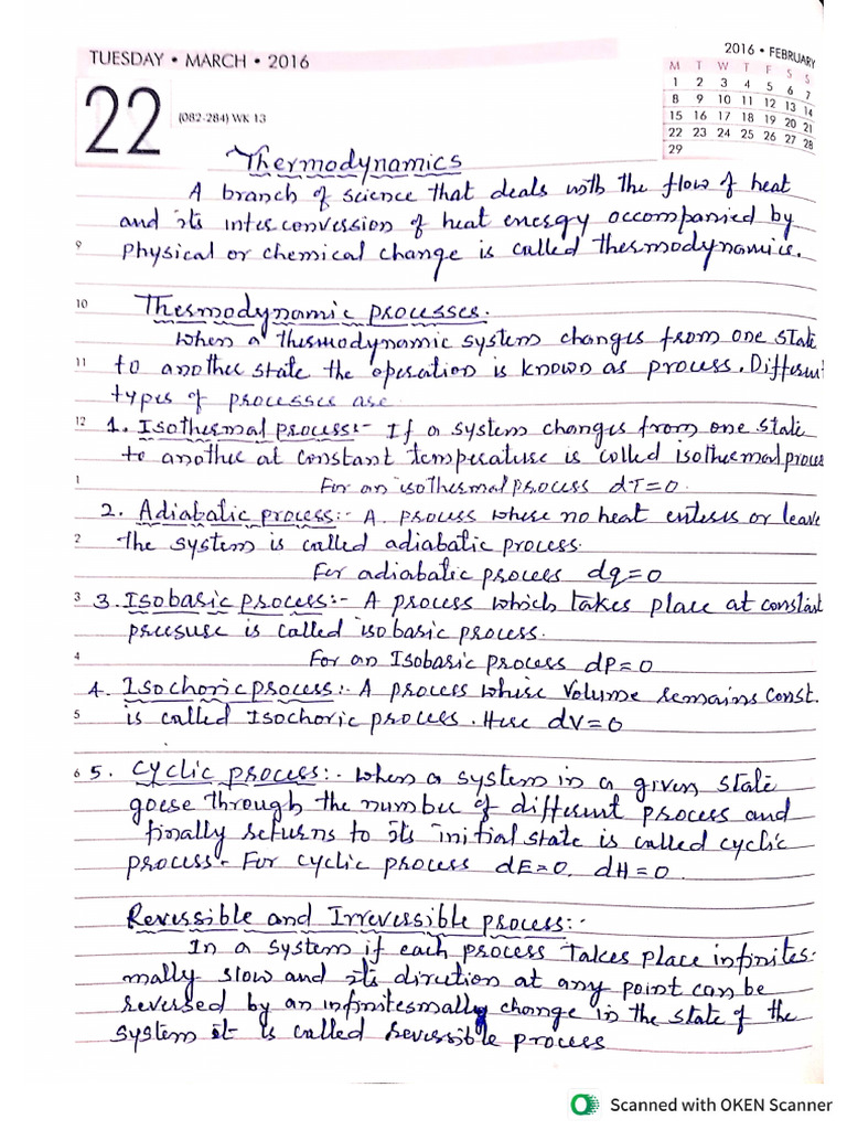 BSC III Sem Thermodynamics - Ibnvb | PDF