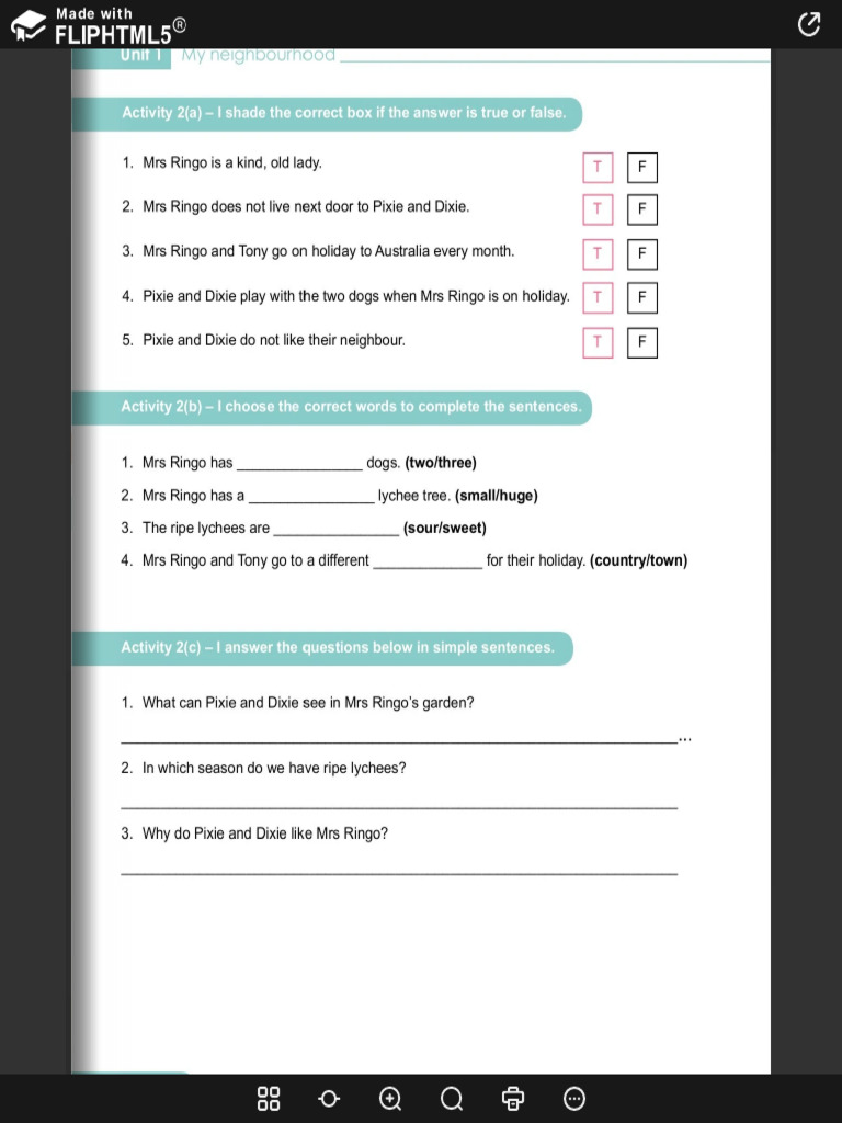 English Grade 4 Part 1 Pupil's Book 2 | PDF