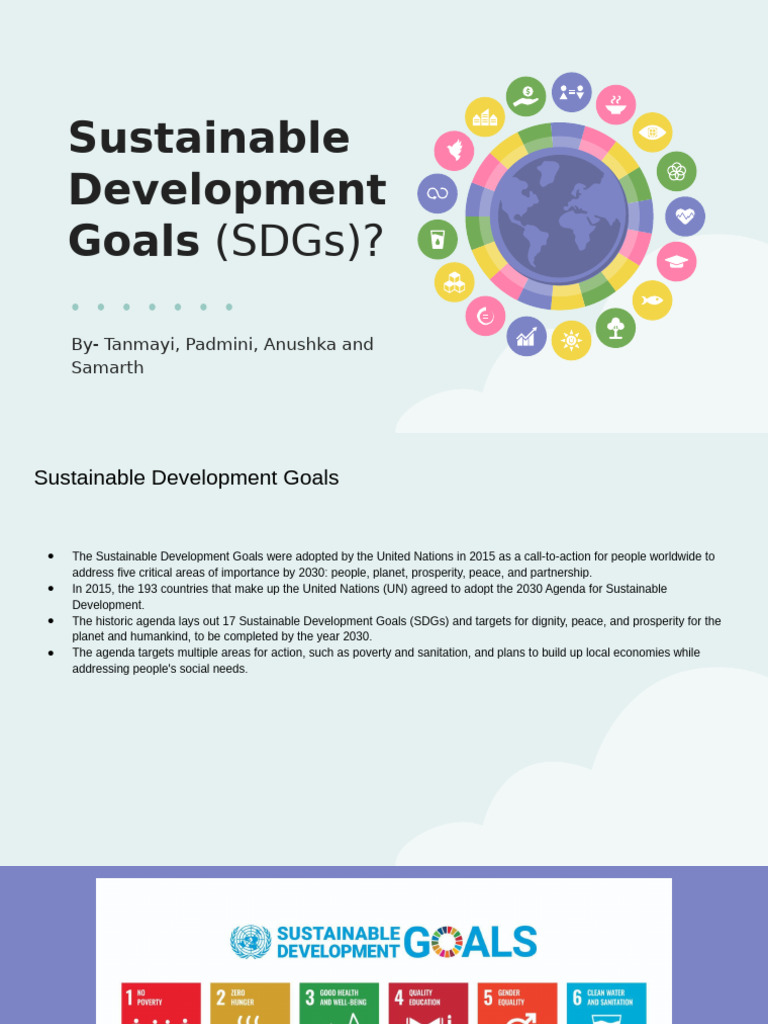 SDGs | PDF | Sustainability | Environmental Social Science