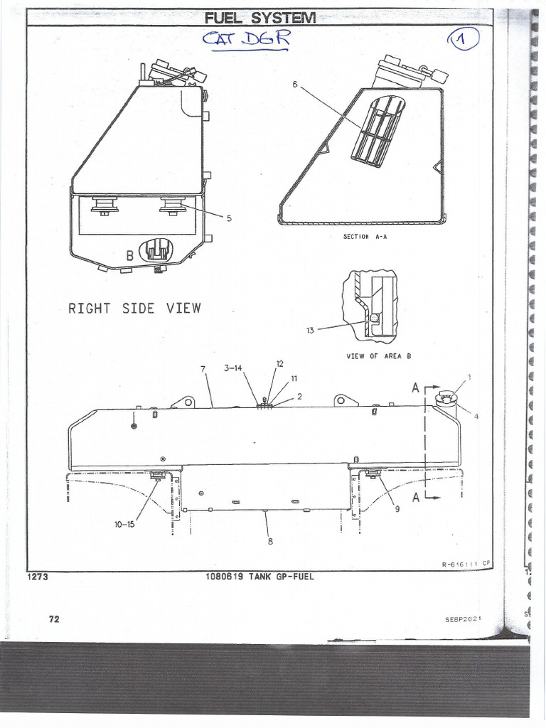 Cat D6R - Despiece - 25-10-2022 | PDF