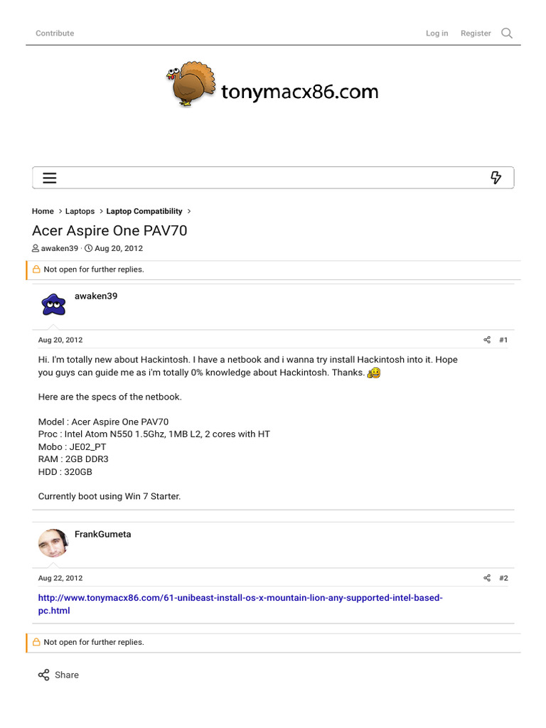 Acer Aspire One PAV70 | PDF | Personal Computers | Computer Hardware