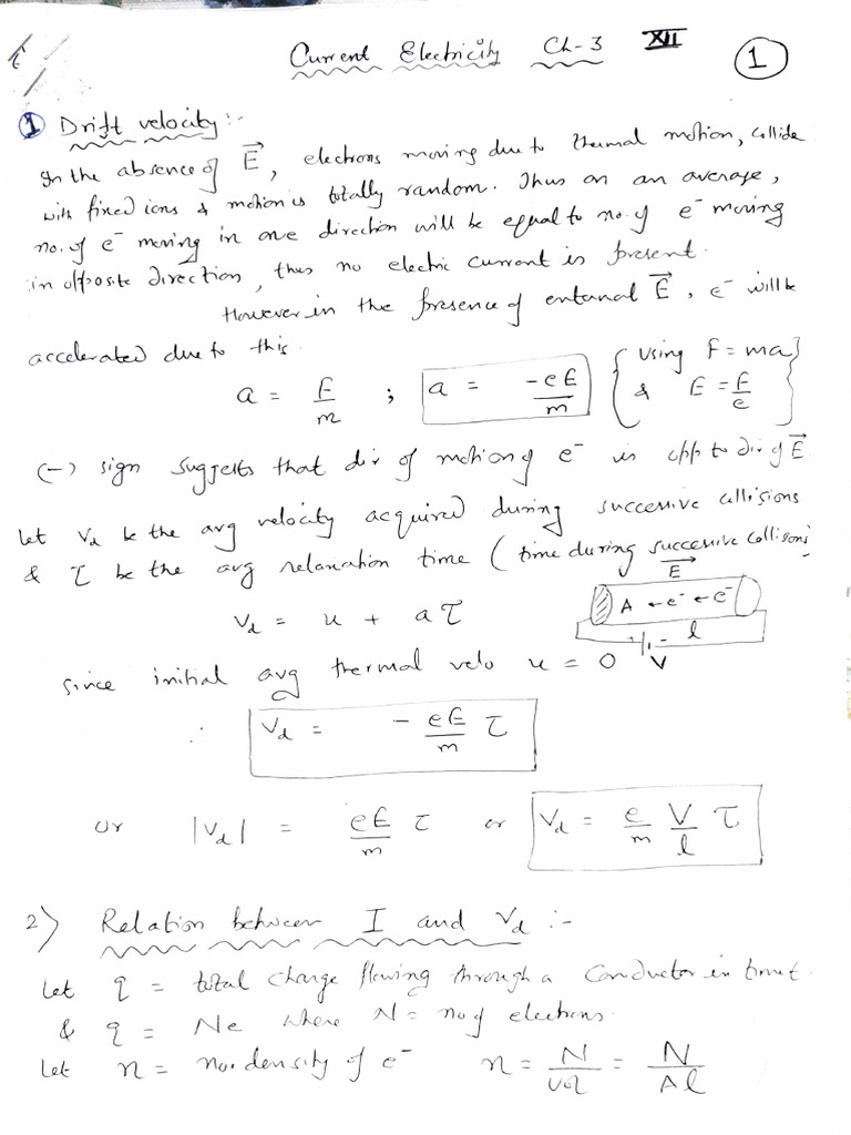 CH 3 Phy | PDF | Electricity | International System Of Units