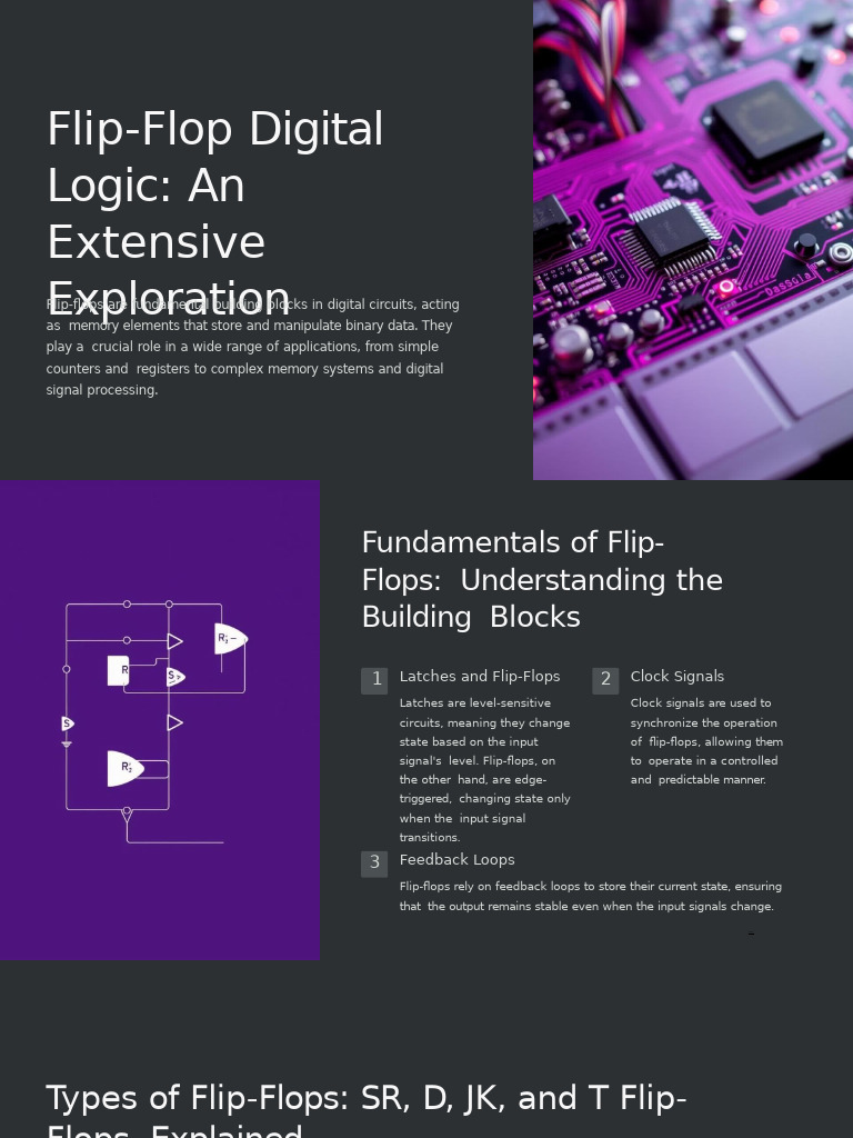 Flip Flop Digital Logic An Extensive Exploration | PDF | Digital Technology | Computer Science