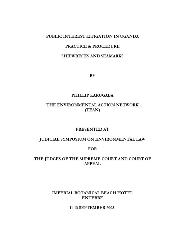 Public Interest Litigation | PDF | Jurisdiction | Lawsuit