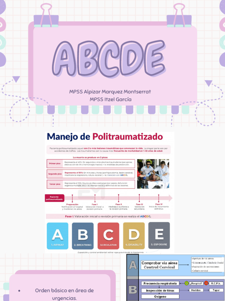 ABCDE | PDF | Enfermedades y trastornos humanos | Medicina