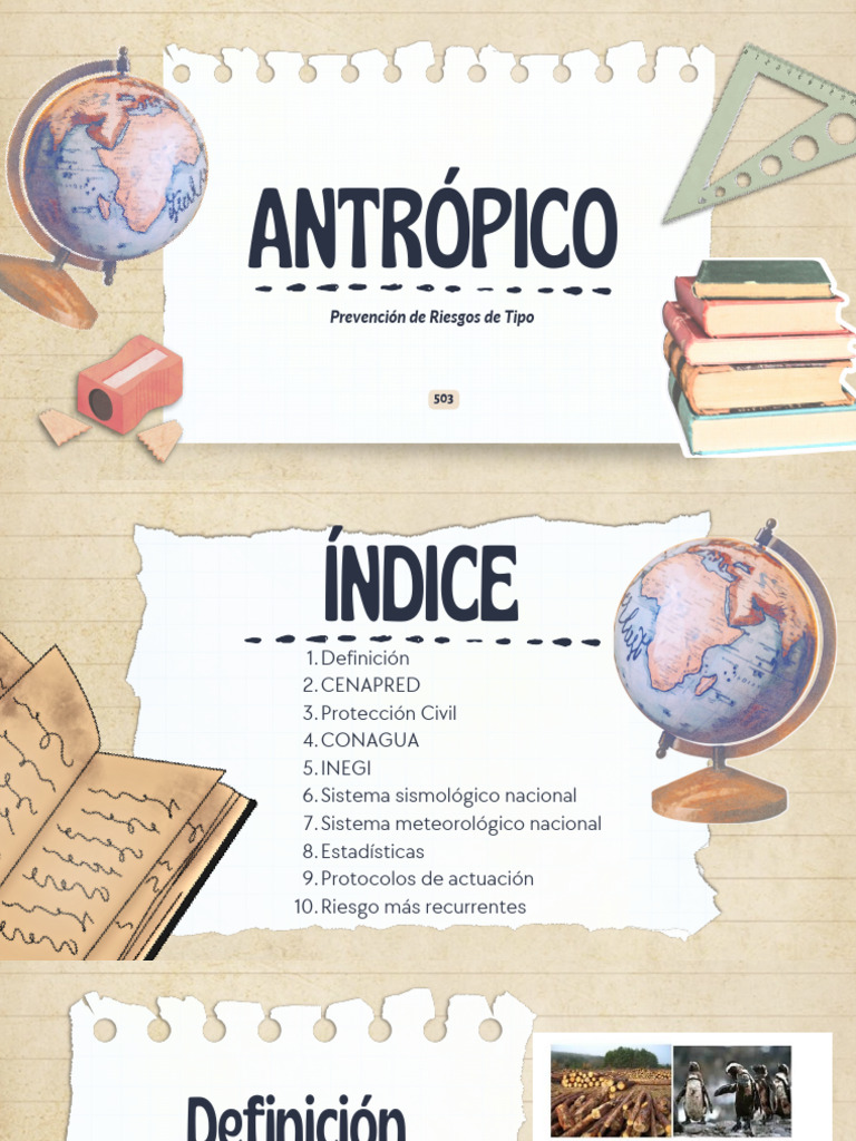 Prev. Riesgos de Tipo Antrópico PDF | PDF | Riesgo | Contaminación