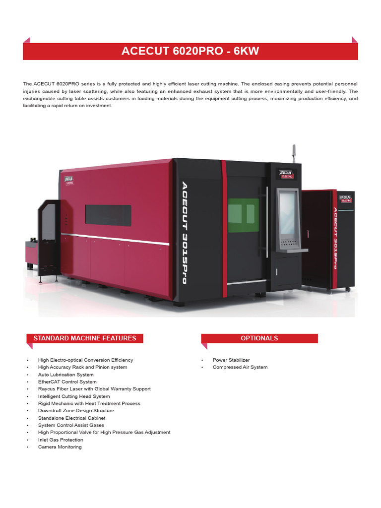 CA6617 Air Liquide Tunisie - Acecut 6020 Pro 6KW (Technical Proposal) - 2 | PDF