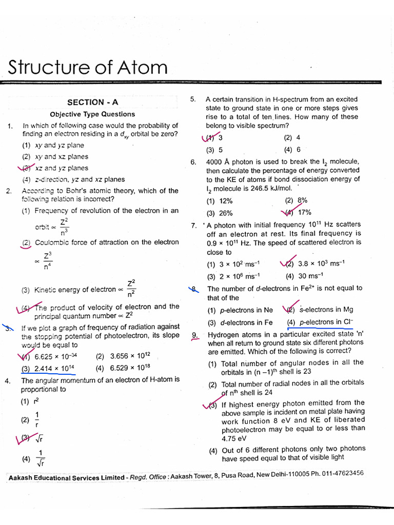 Atomic Structure | PDF