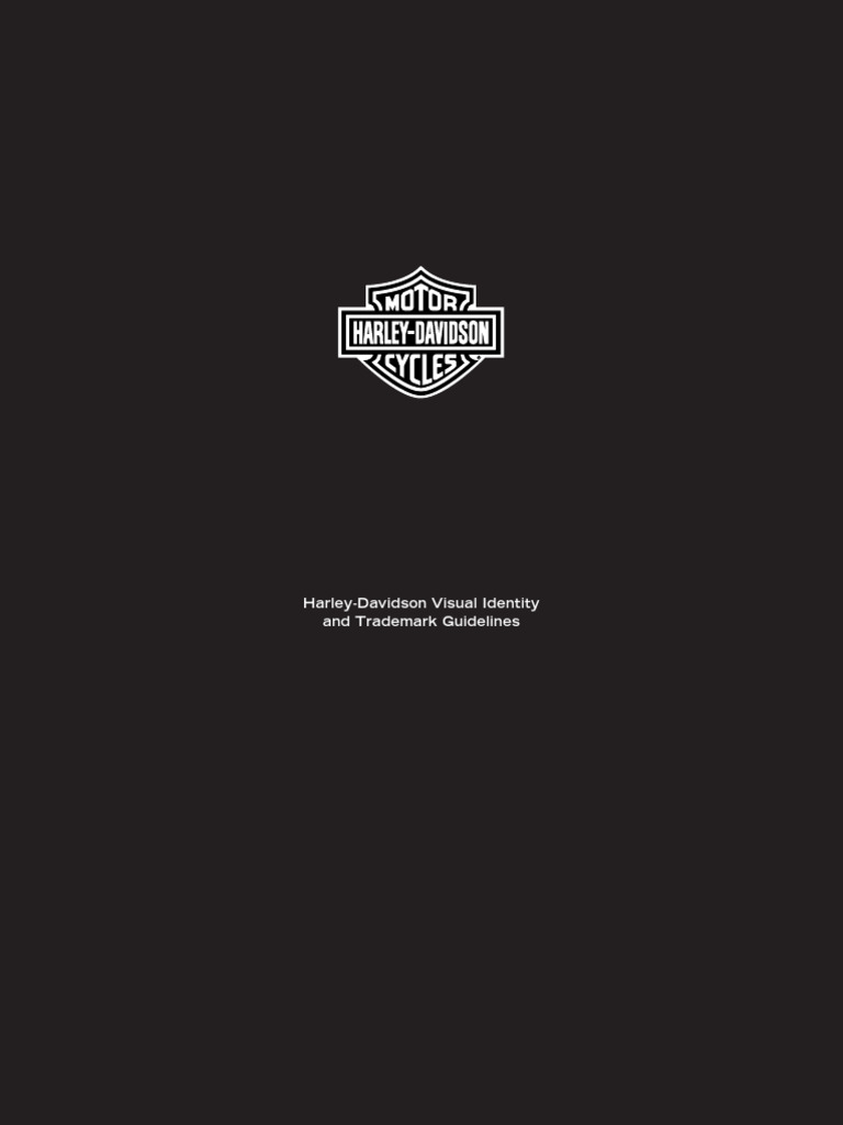 Harley Davidson Brand Style Guide | PDF | Logos | Harley Davidson