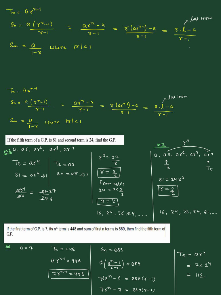 Sequence and Series Lec 03 | PDF