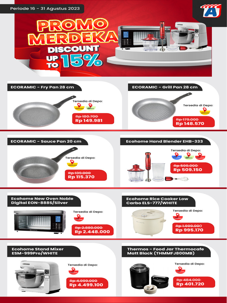 Katalog Depo 16-31 Agustus 2023 | PDF | Cooking | Foods